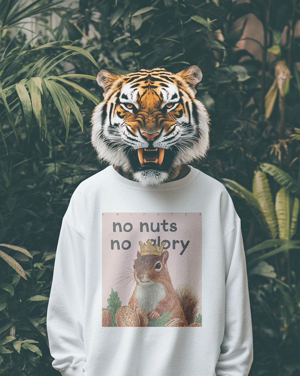 No Nuts No Glory | King of Kings Crewneck Sweatshirt – Kwipster